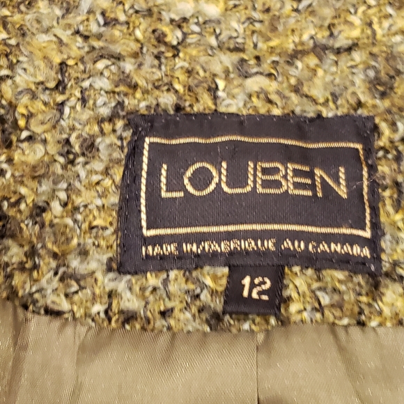 louben | Jackets & Coats | Louben Tweed Jacket | Poshmark